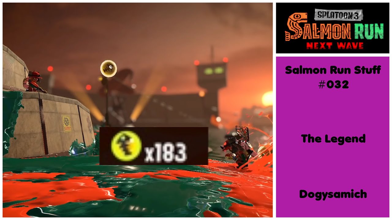 Splatoon 3 | Salmon Run Stuff File 032 - The Legend - YouTube