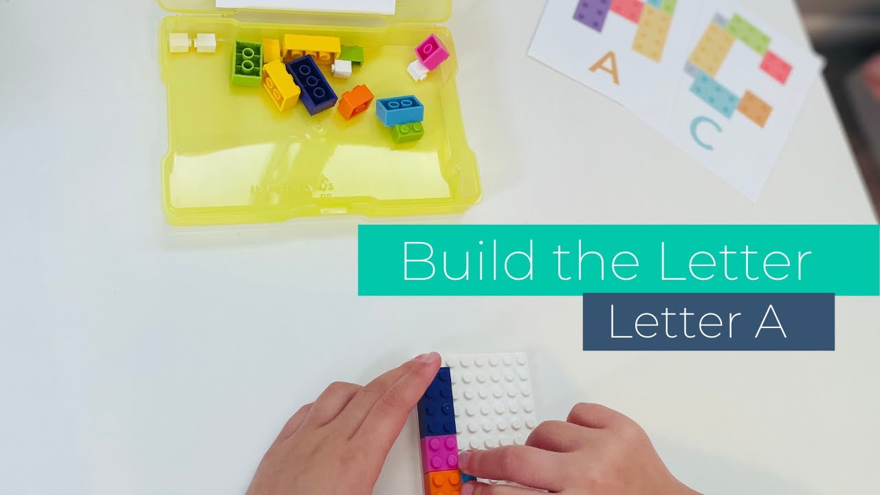 Letter A Build the Letter - YouTube