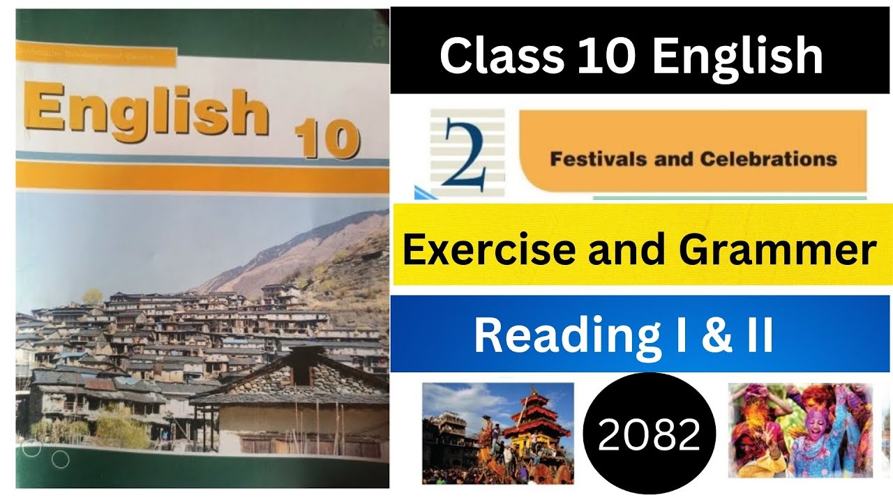 Class 10 English | Unit 2: festivales and Celebrations | Exercise ...