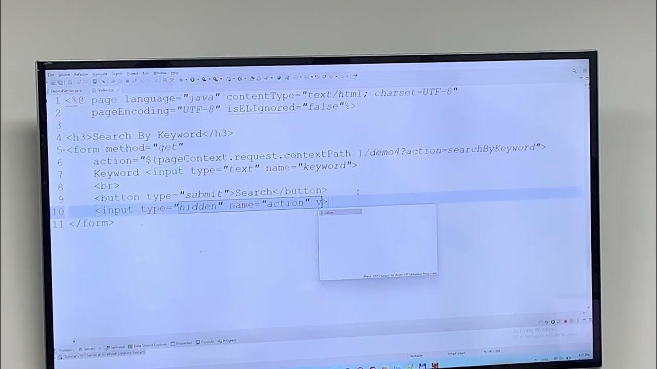 Web Component Development using Java 04 - YouTube