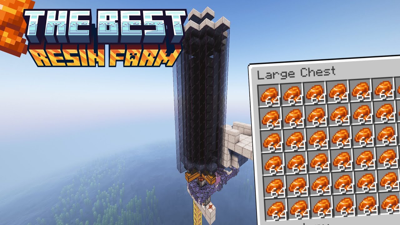 Automatic Resin Farm 3000/Night | 1.21.4 | Minecraft - YouTube
