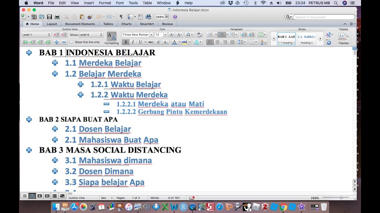 Cara Mudah Memberikan Nomor Pada Bab dan Sub Bab Secara Otomatis ...