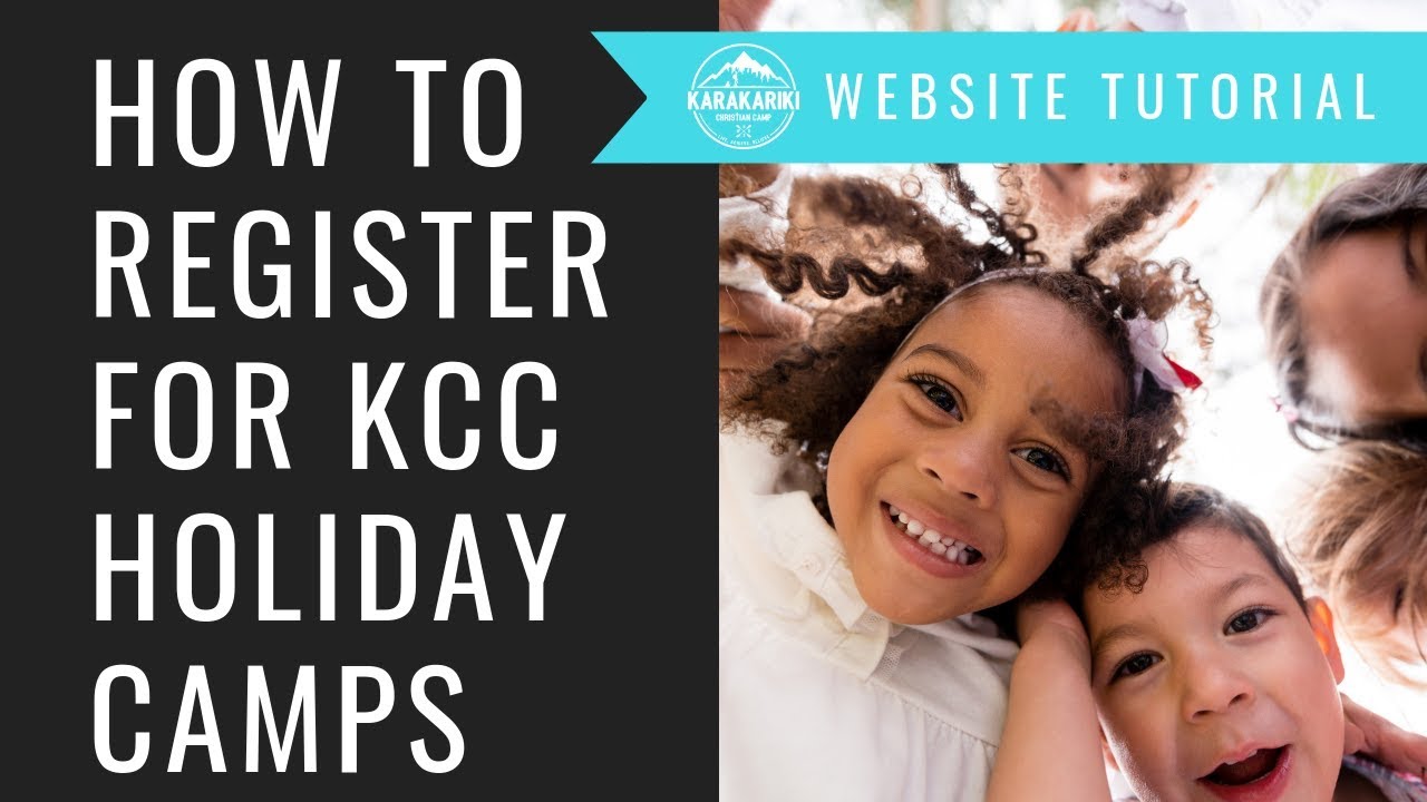 How to Register for KCC Holiday Camps | Website Tutorial - YouTube