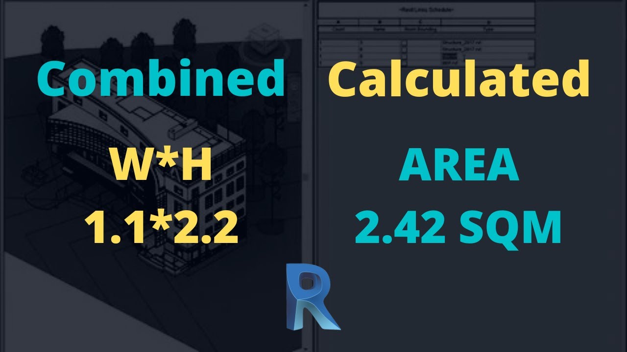 Revit Schedule Tutorial Calculated And Combined Parameters YouTube Revit Schedule Tutorial Calculated And Combined Parameters YouTube