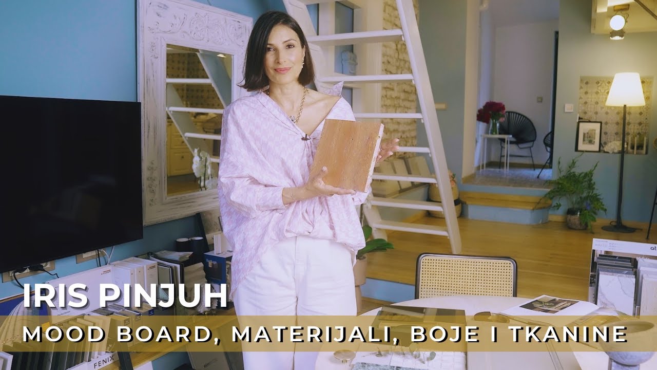 Skill Box by Iris Pinjuh, 5. lekcija: Mood board, materijali, boje i tkanine - YouTube