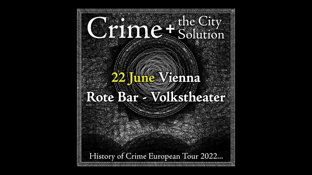 Crime and the City Solution - Vienna, 22nd June 2022 - YouTube