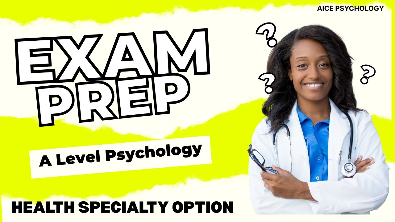 A Level Psychology Exam Prep: Health Specialty Option - YouTube