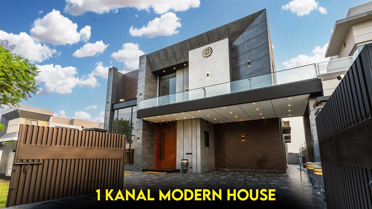 Modern House In DHA Lahore - 1 Kanal Ultra Modern Home In Pakistan ...