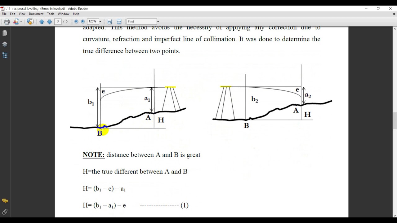 L11: Errors + Reciprocal levelling - YouTube