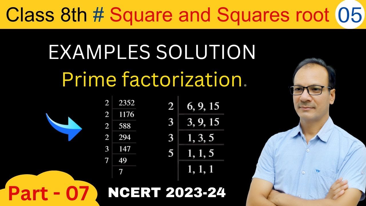 8th Maths || Square and Squares root ||Part-07 || Examples Solution by ...