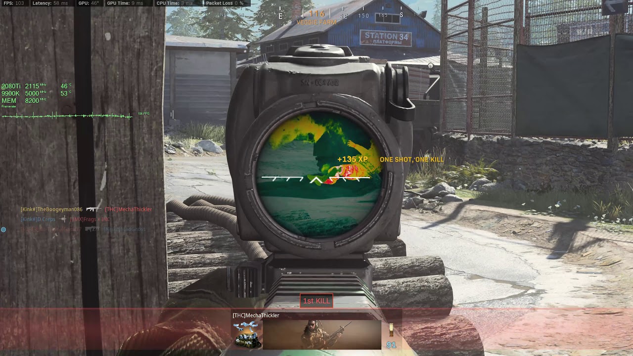 4K 2080 Ti Kingpin OC 2100 MHz, 9900K 5.0 GHz, COD Modern Warfare 2019 ...