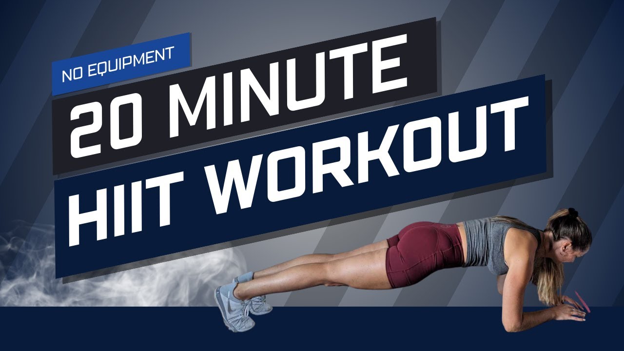 20 Minute Full Body HITT Workout-No Equipment, At Home, No Repeats ...