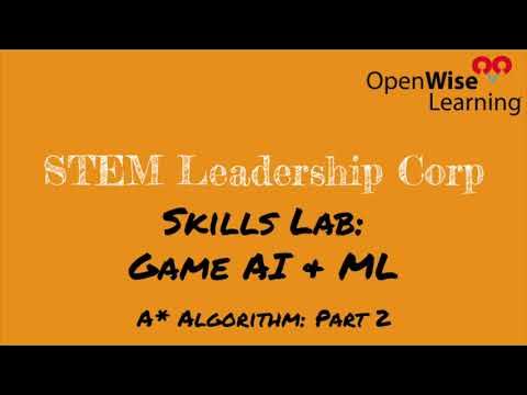 Game AI & ML: A* Pathfinding Algorithm part 2 - YouTube