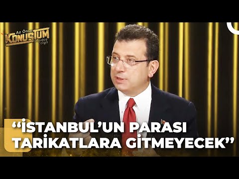 Ekrem İmamoğlu'nun Tarikat ve Cemaatlere Bakış Açısı | Candaş Tolga Işık ile Az Önce Konuştum