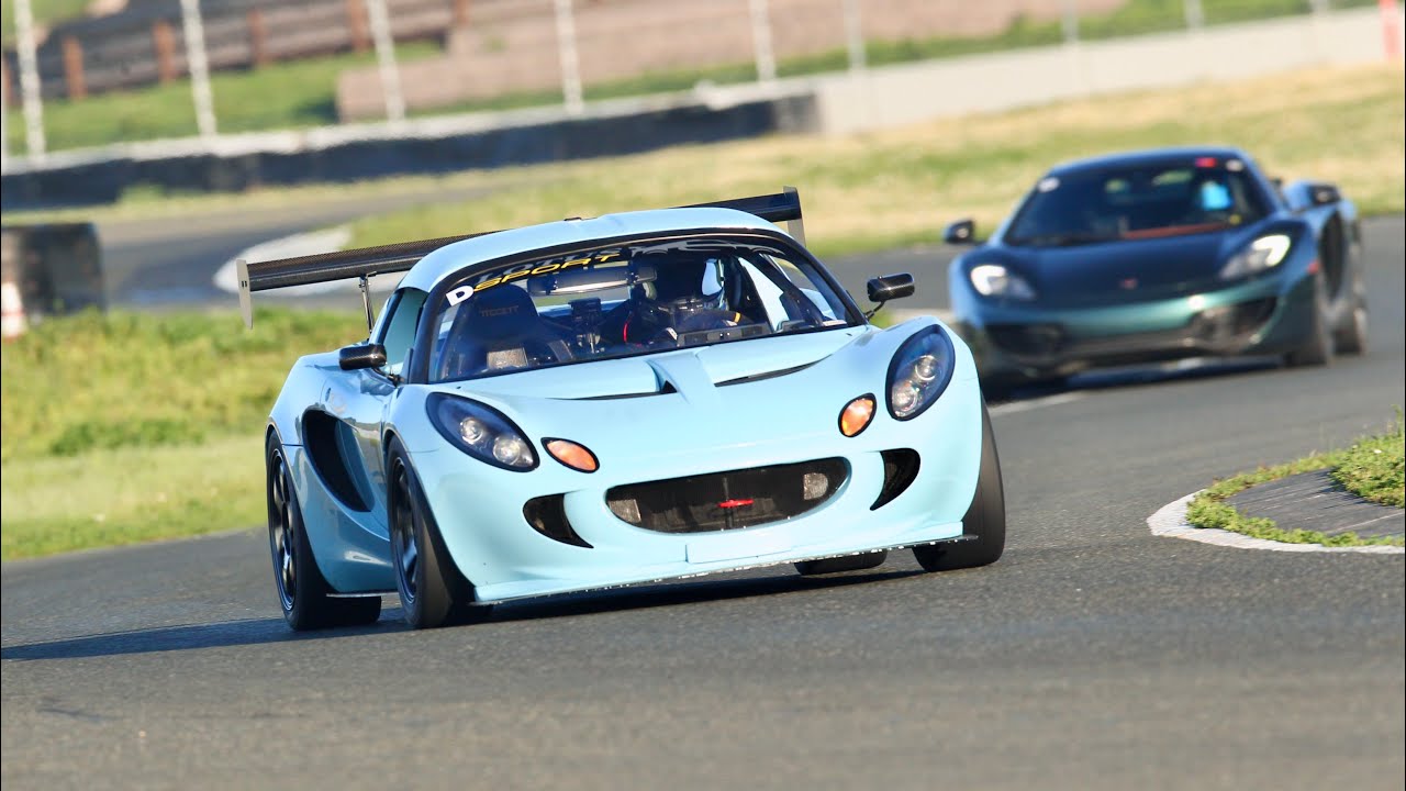 Lotus Elise K24 Sequential Sonoma Raceway T10 point-by - YouTube