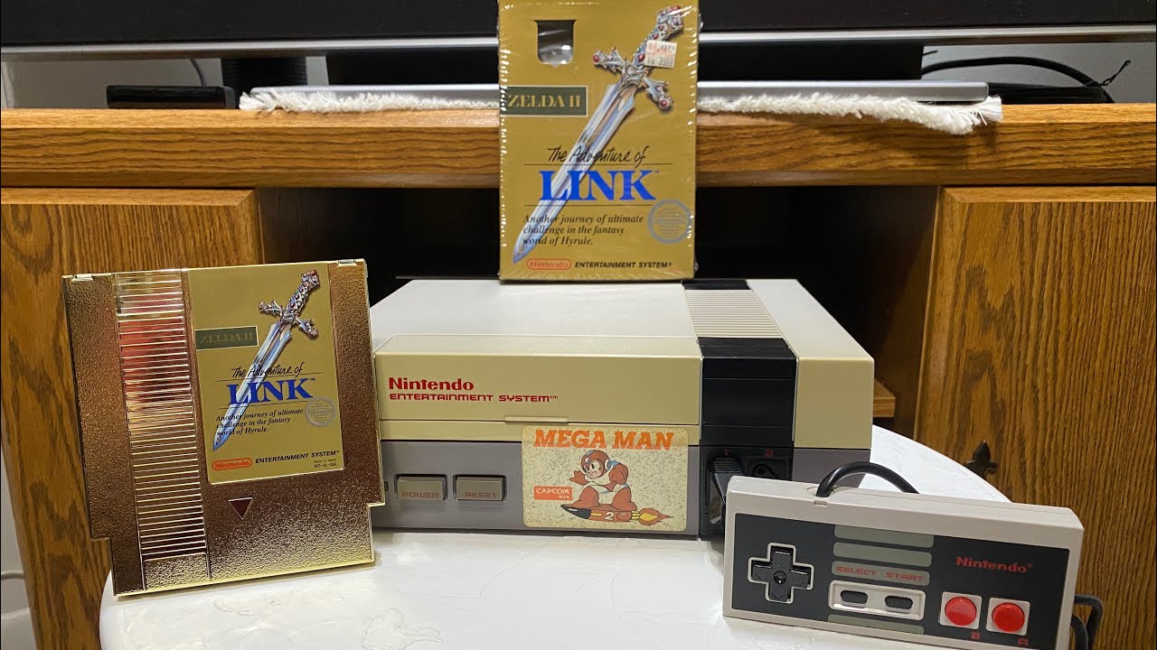 The Adventures of Link (NES) Game Startup - YouTube