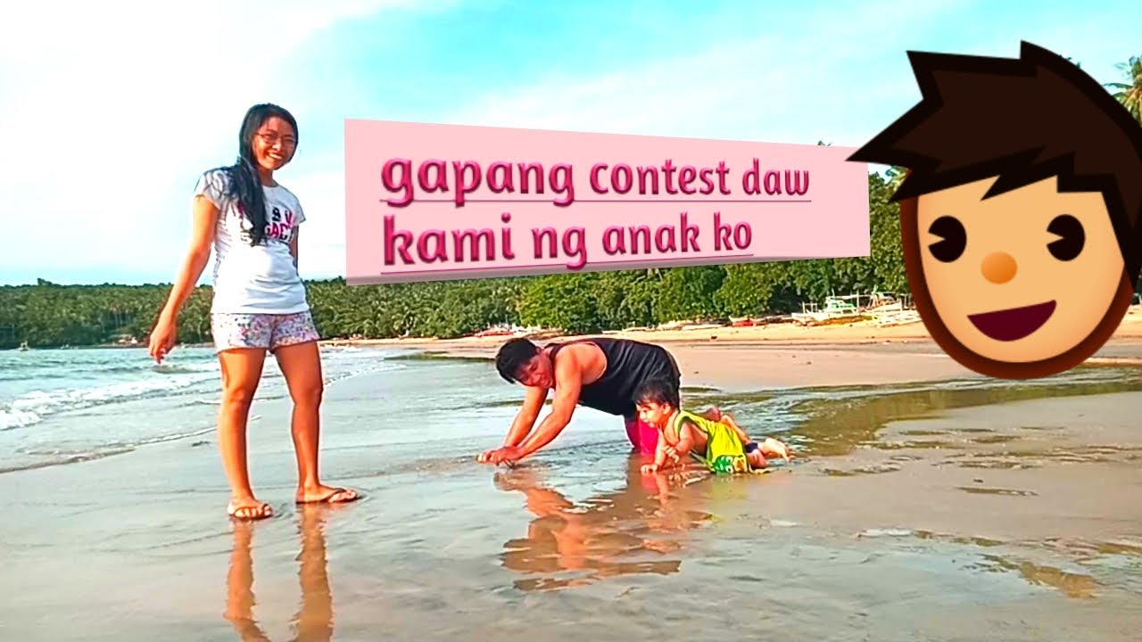 Gapang Contest daw kami ng anak ko - YouTube