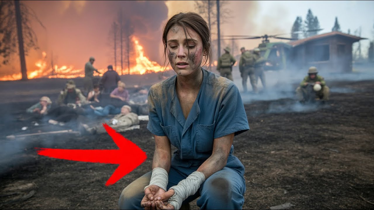 Nurse worked 96hrs nonstop during wildfire, 24hrs later 12 helicopters ...