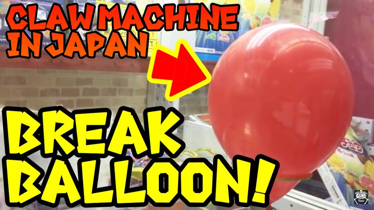 LET'S BREAK BALLOON IN CLAW MACHINE!!! AMAZING!!!!! - YouTube