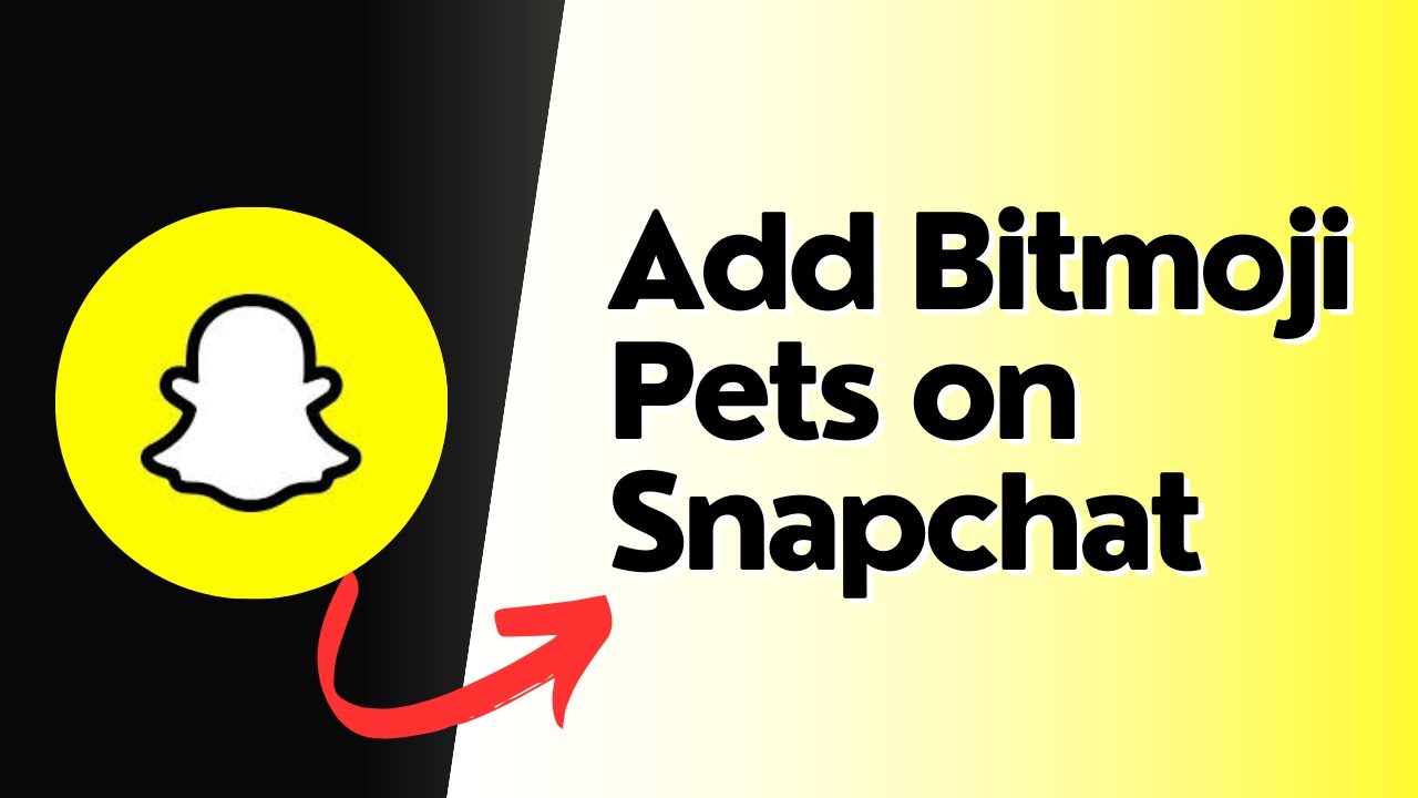 How To Add Bitmoji Pets On Snapchat - YouTube