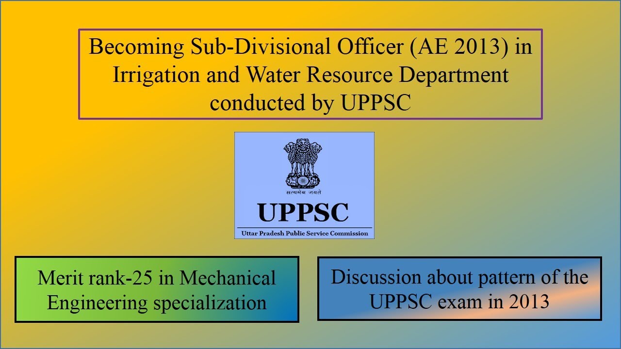 My journey in becoming Sub-Divisional Officer (S.D.O.) in Uttar Pradesh ...
