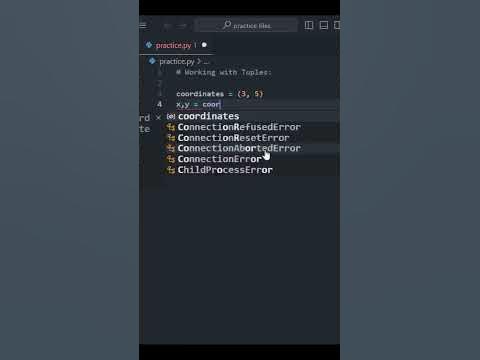 Working with Tuples | #python #pythonprogramming #coding #code #learnpython #coder #pythoncode ...