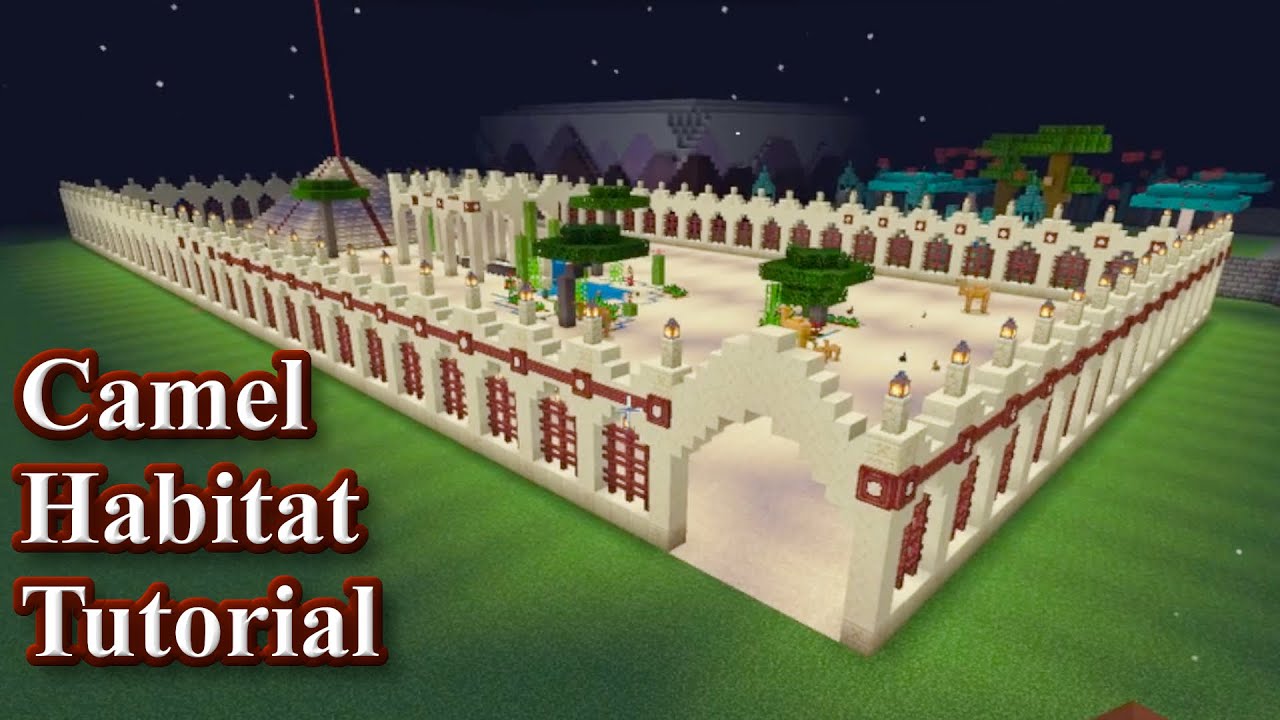 Minecraft Camel Zoo Build Guide & Download - YouTube