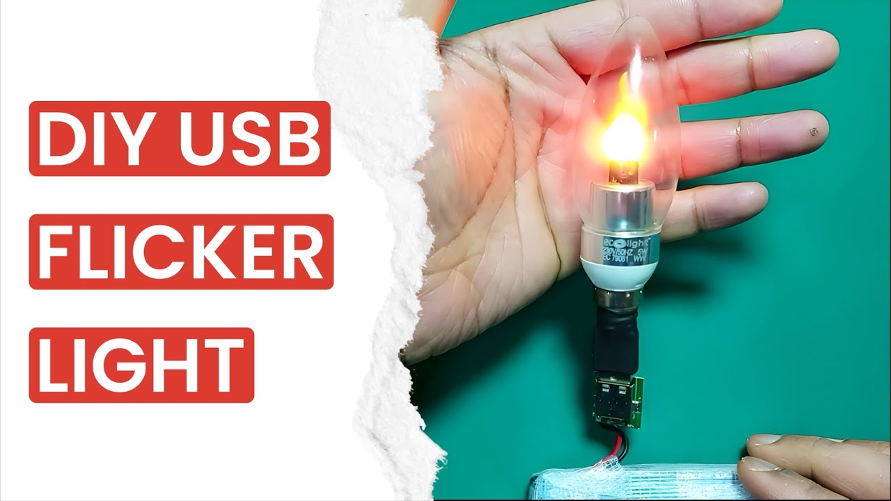 DIY USB Flicker Light - YouTube
