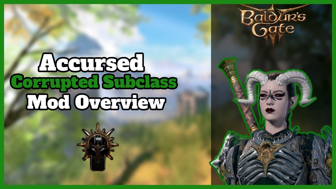 Accursed "Corrupted" Subclass Overview - Baldur's Gate 3 Mods - YouTube