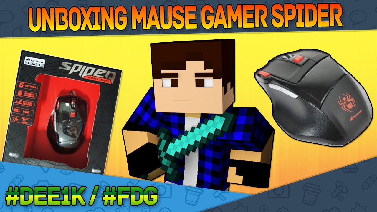 Unboxing Mouse Gamer - Spider // VALE A PENA?? - YouTube