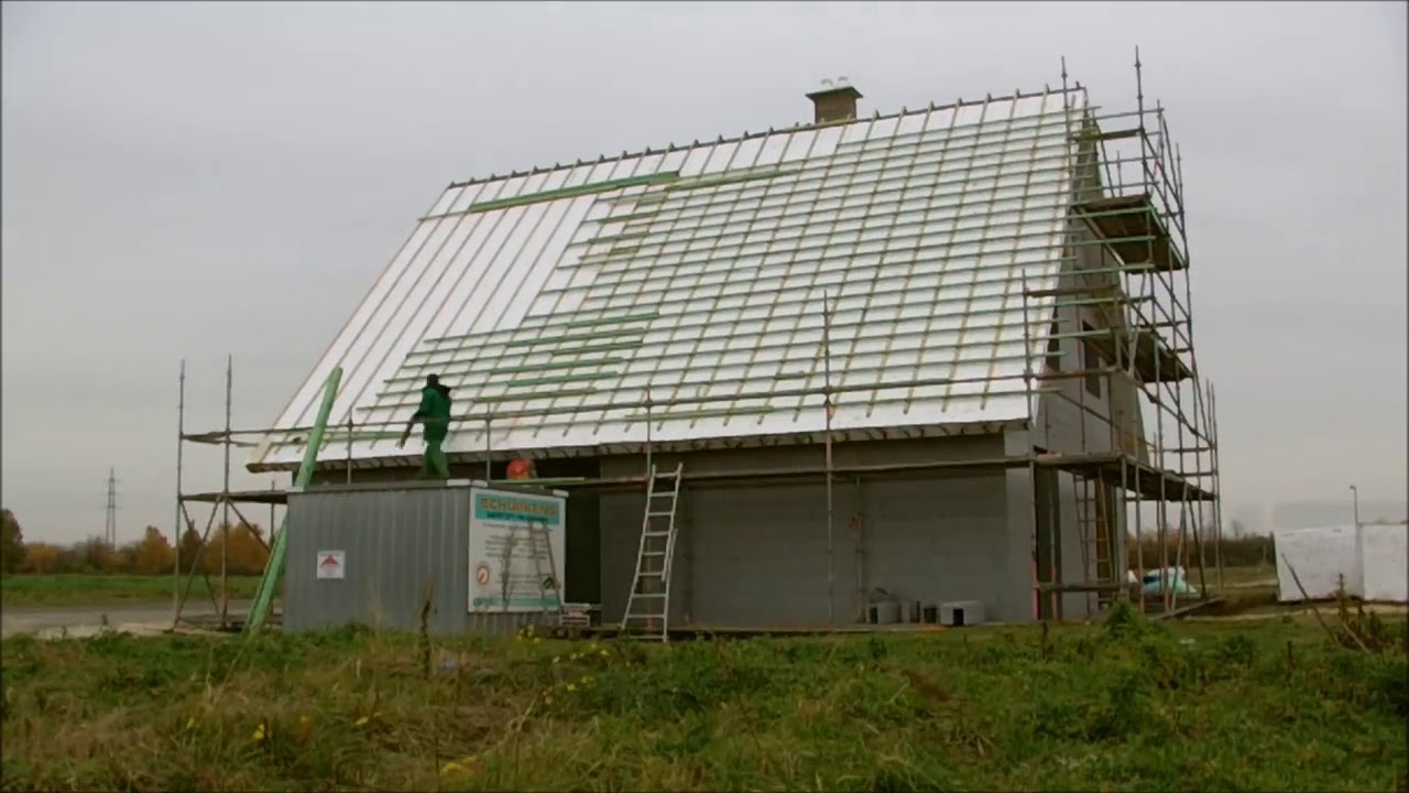 Time Lapse Client #3 - Pose du lattage sur toiture isolante EUROMAC 2 ...