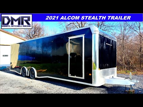 2021 Alcom Stealth aluminum trailer review. 8'x28' racecar enclosed ...