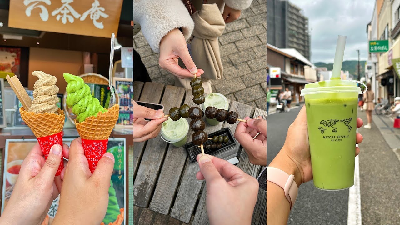 We Tried Uji’s Stickiest Matcha Ice Cream! - YouTube
