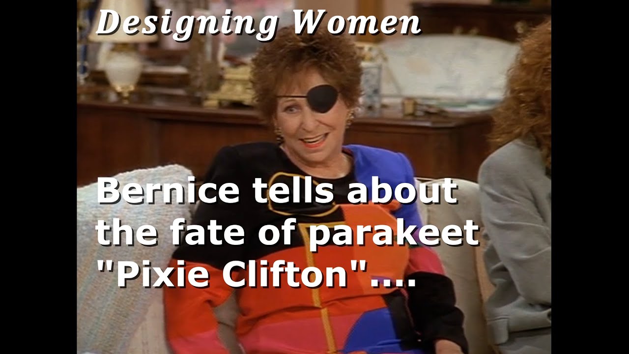 DESIGNING WOMEN -- Bernice Tells About the Fate of Parakeet "Pixie Clifton" - YouTube