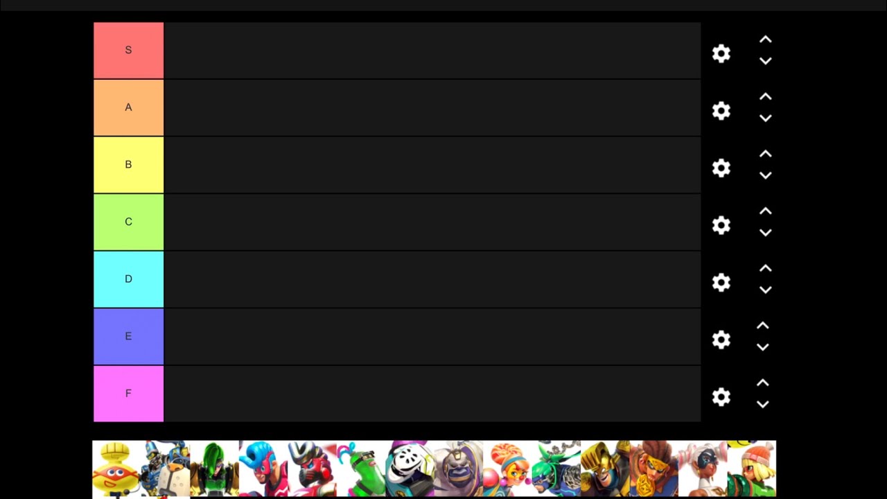 Arms Character Tier List - YouTube