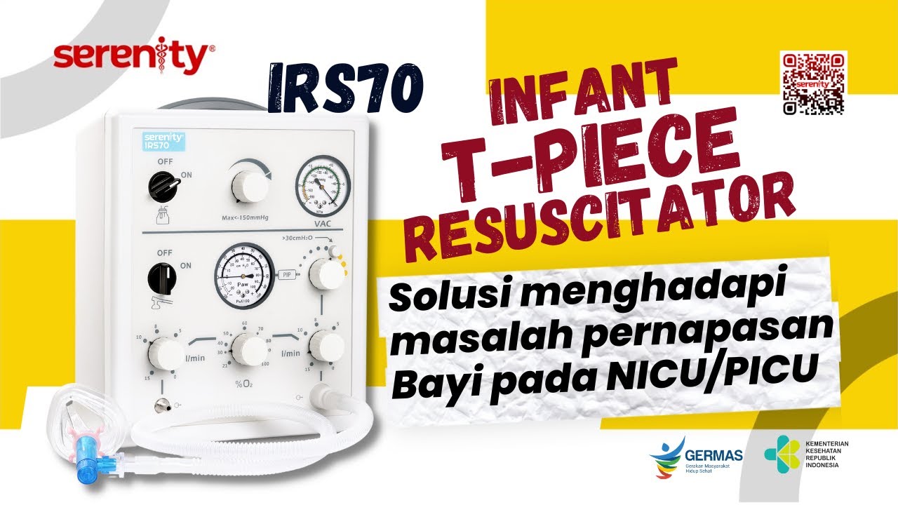 T PIECE RESUSCITATOR BAYI - IRS 70 | neopuff infant resuscitator - YouTube