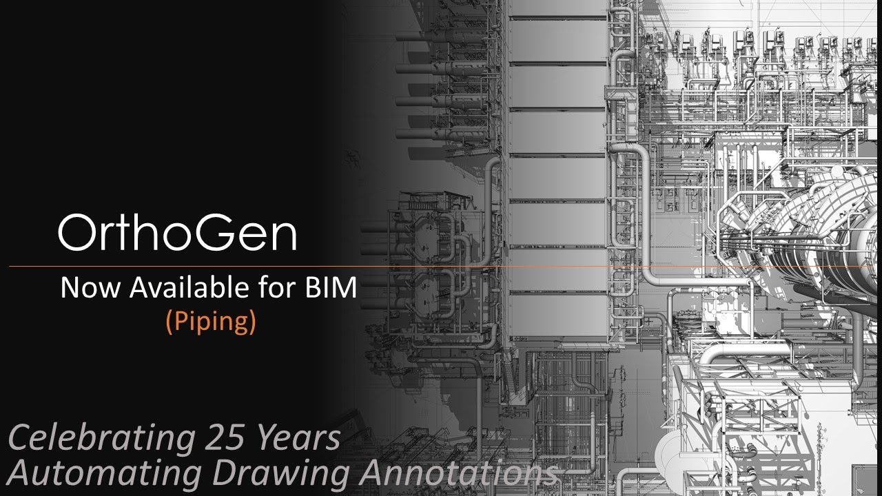 OrthoGen for BIM (Piping) - YouTube