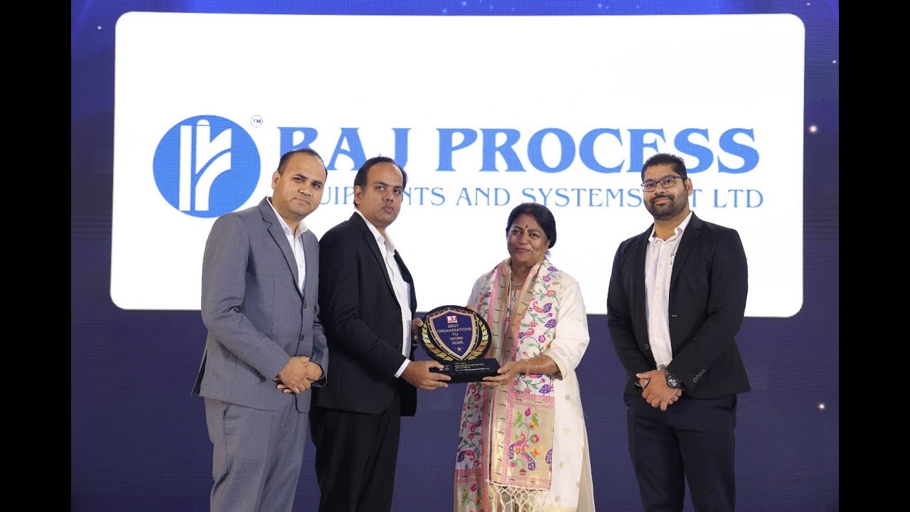 RAJ Process Best Organization to Work Award by Times Group - YouTube