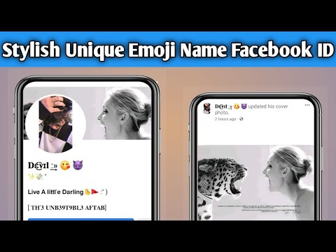 How to Make Unique Stylish emoji name Facebook account | Create stylish ...