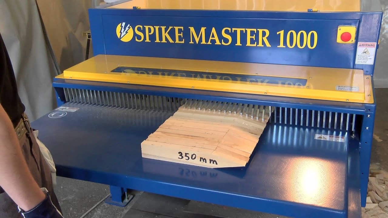 Spike Master 1000 | stake sharpening machine - YouTube