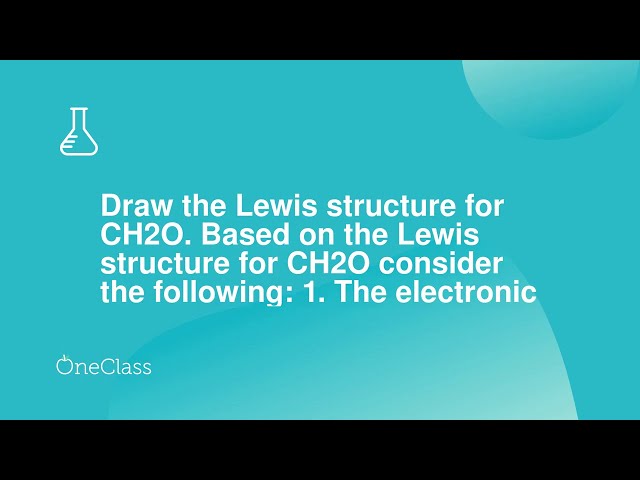 Lewis Structure For Ch2o Polar Or Nonpolar