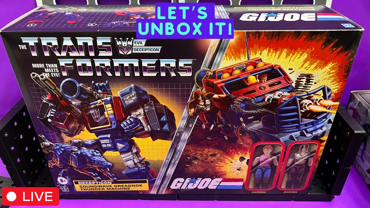 SOUNDWAVE / THUNDER MACHINE UNBOXING LIVE! - YouTube