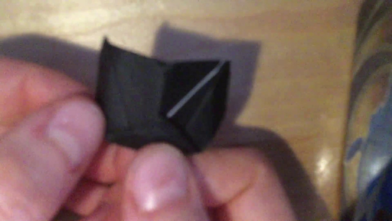Origami masque de Ninja (facile) - YouTube