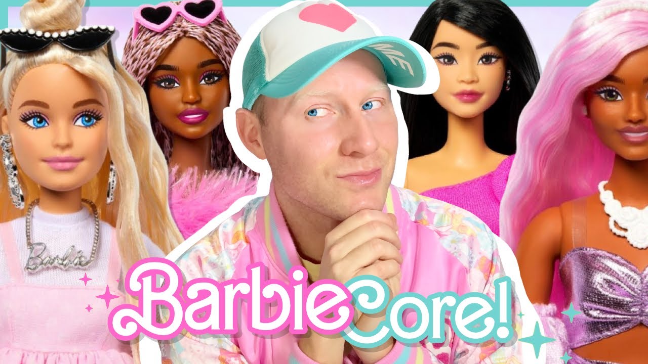 Barbie Deluxe Style (Barbiecore) Dolls! 🎀 Review & Restyle - YouTube