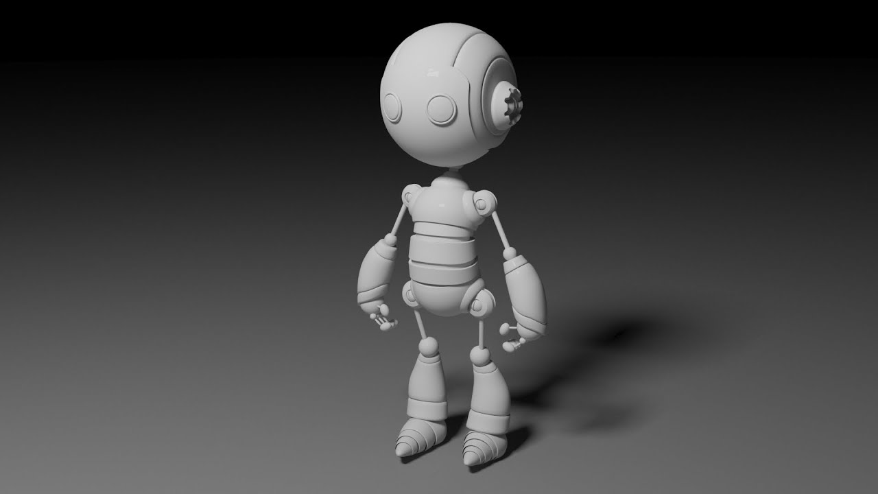 3d Modelling of Robot Part 2 - YouTube