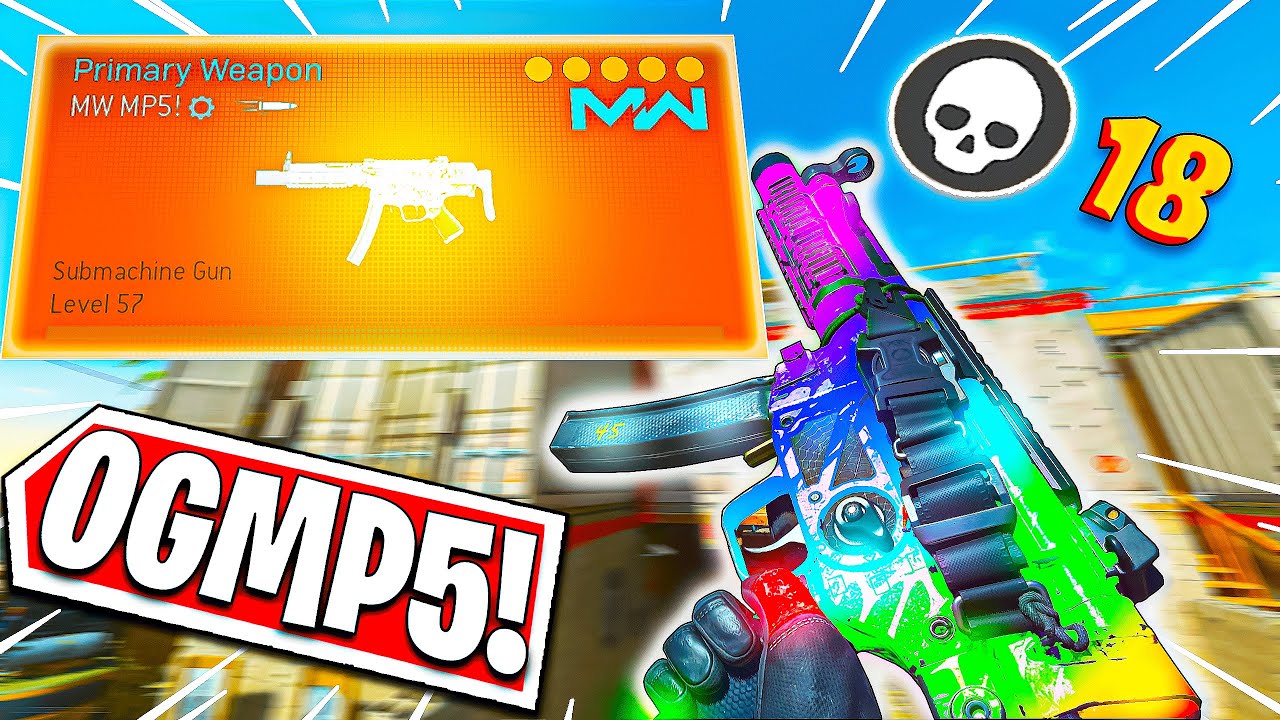 the MW MP5 on REBIRTH ISLAND! | MW MP5 BEST BUILD WARZONE - YouTube