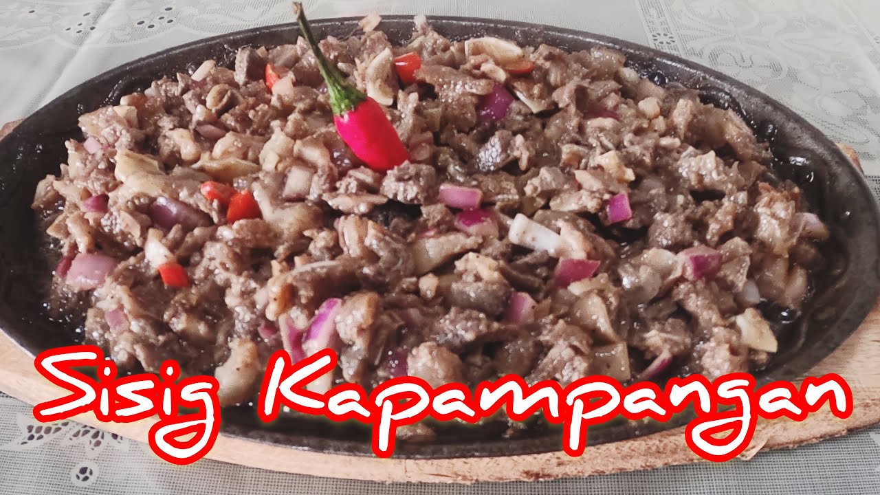 Masarap na Sisig Kapampangan / Sisig Tenga at Pisngi ng Baboy / Sisig ...