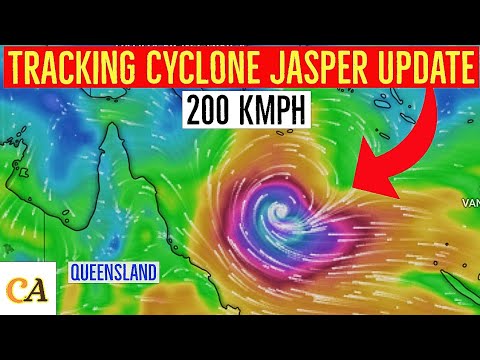 Cyclone Jasper Trajectory Update | Queensland, Australia On Alert | BOM ...