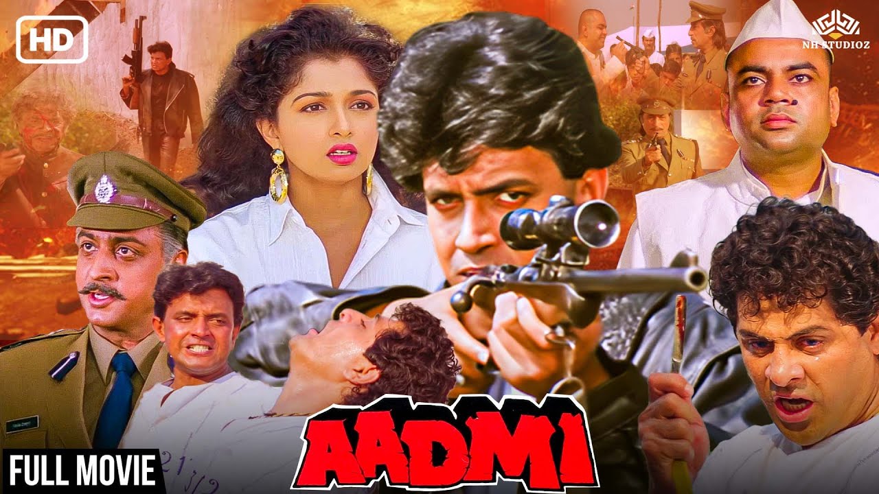 Aadmi {HD}- Full Action Hindi Movie | Mithun Chakraborty | Blockbuster Action Movie Full HD ...