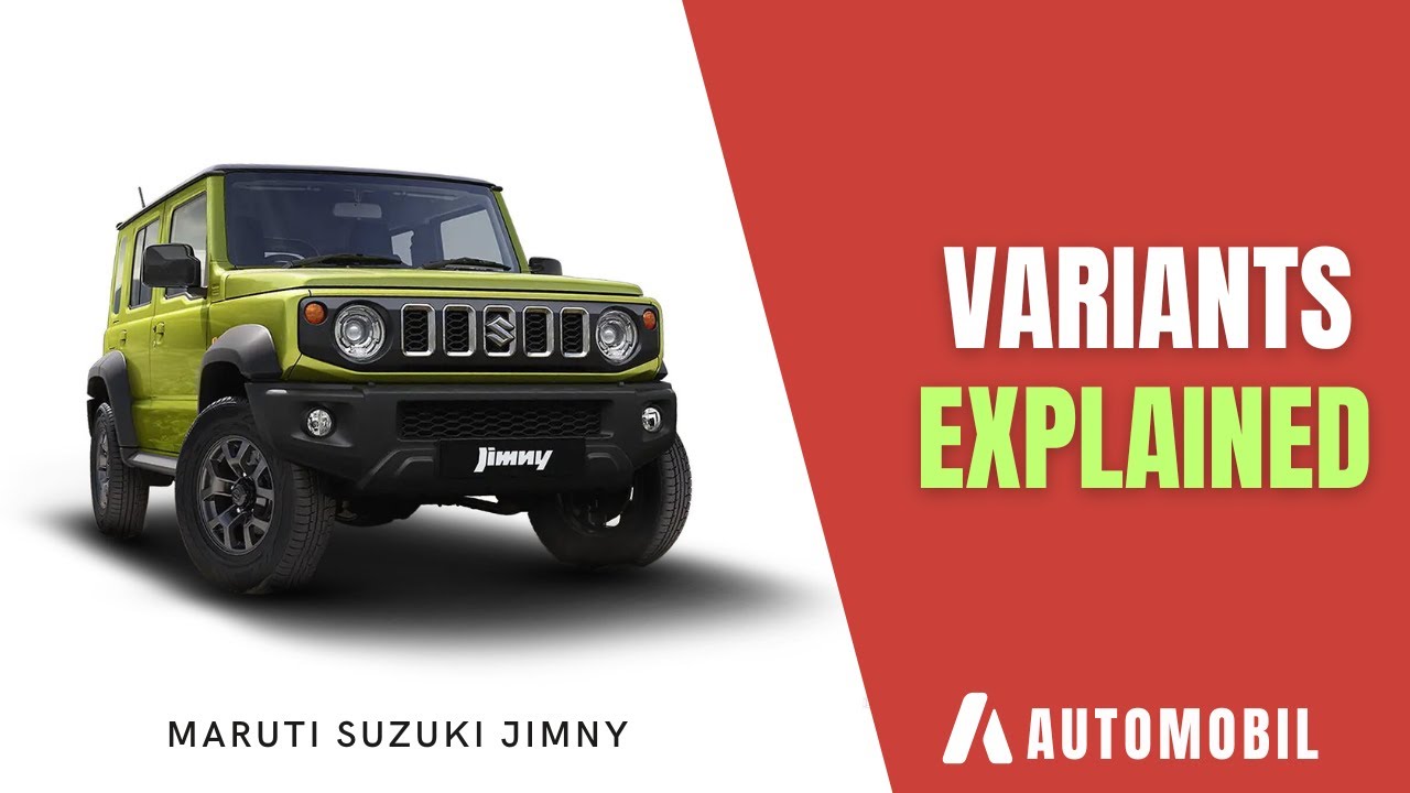 Maruti Suzuki Jimny Variants Explained | Zeta Alpha | Automobil - YouTube